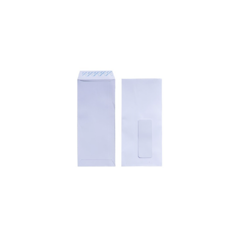 White Window Envelope 4" X 9" Peel & Seal – Kukaya Media Supplies Pte Ltd